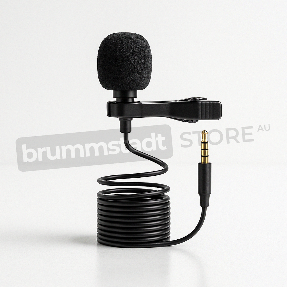 External Microphone – Brummstadt Hands-Free Mic for Car Head Units - C